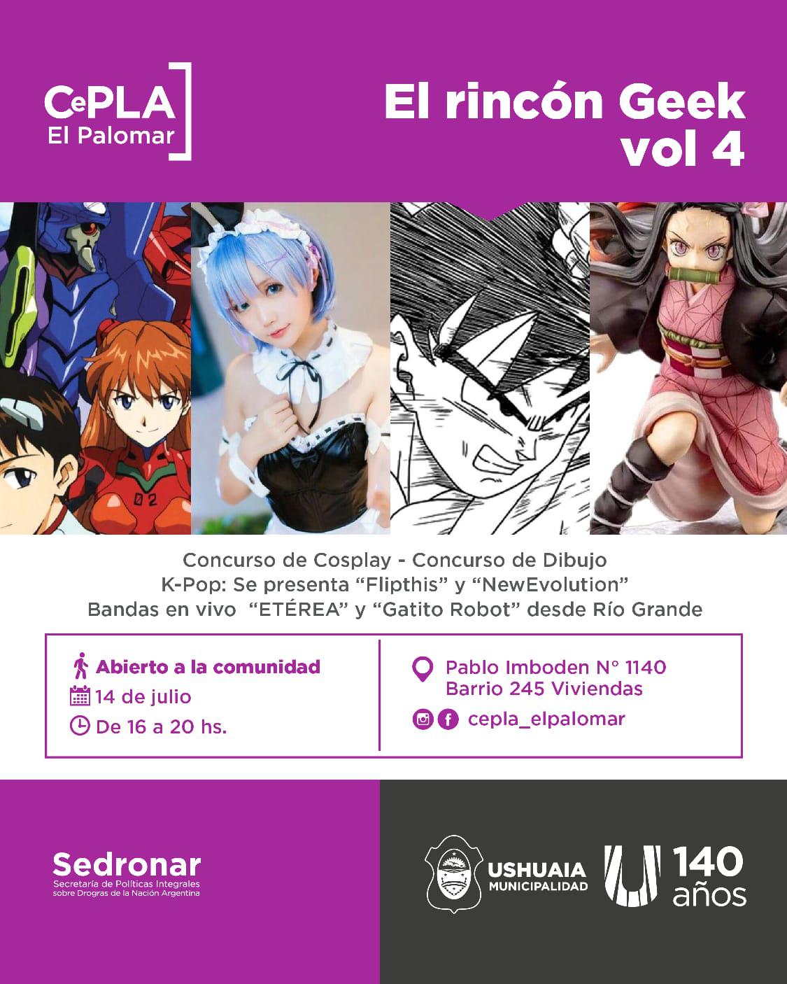 LA MUNICIPALIDAD PREPARA LA CUARTA EDICIÓN DE RINCÓN GEEK TDF