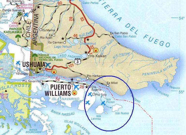Marinos chilenos rescatan a ballena de 15 metros en Isla Lennox