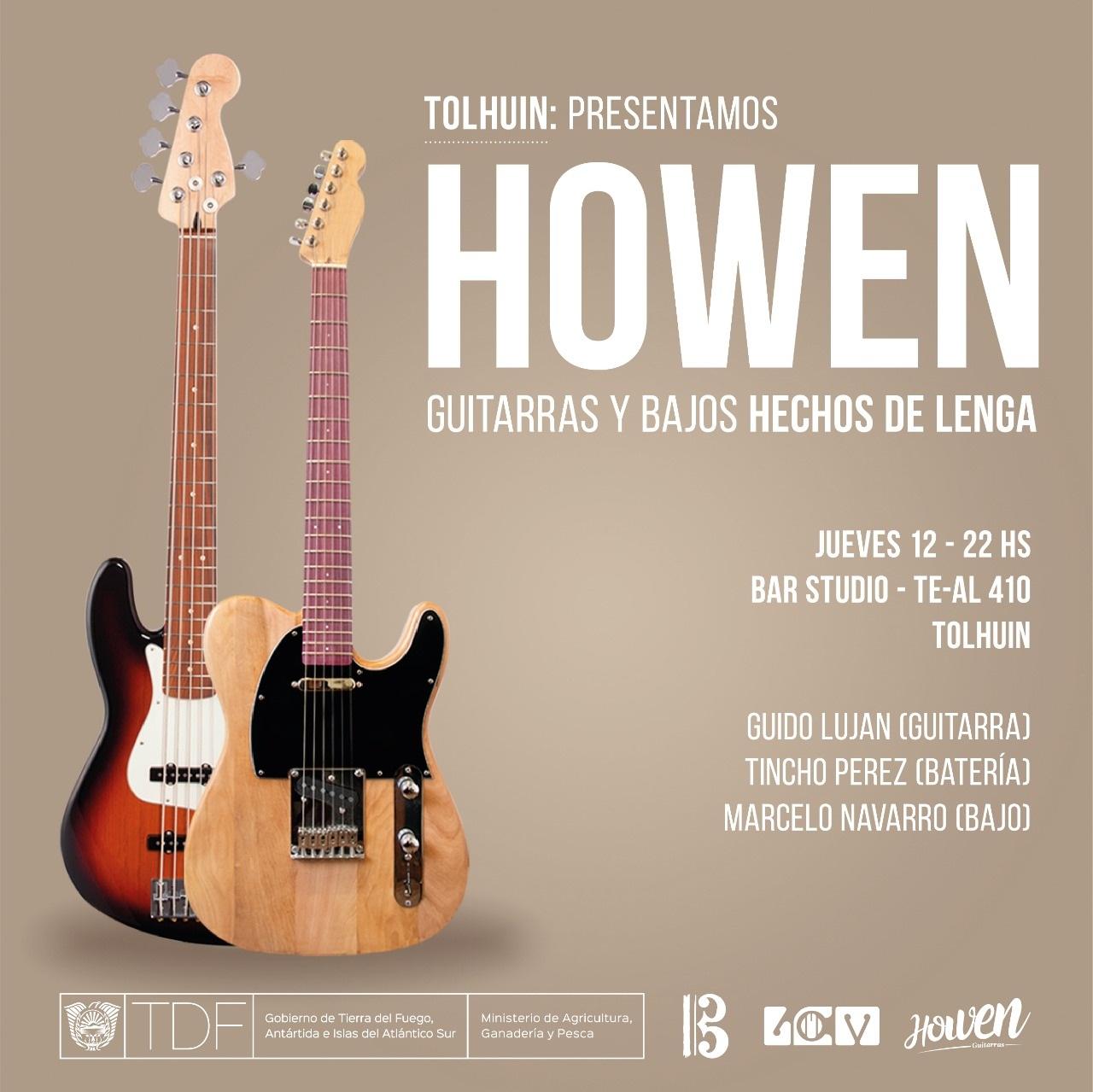LA MARCA HOWEN DE GUITARRAS Y BAJOS REALIZARÁ PRESENTACIONES EN TODA LA ...